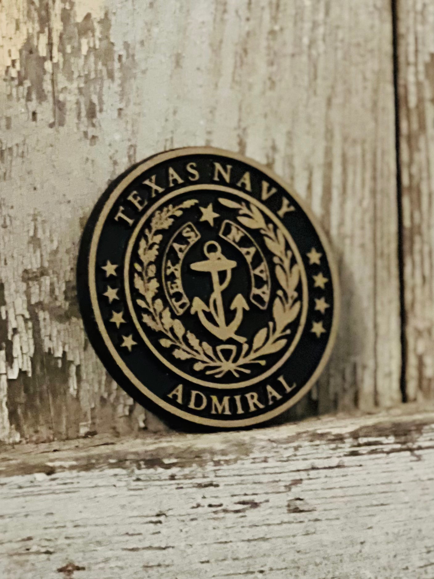 Texas Navy Admiral Grave Marker Medallion – Texas Navy Ships Store